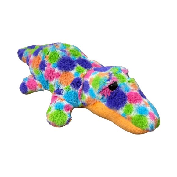 Hayes | Toys | Colorful Polka Dot Alligator Plush Spotted Crocodile ...